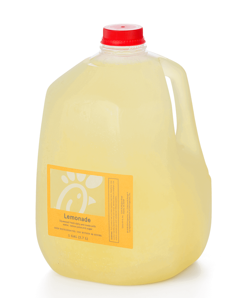 Gallon Chick-fil-A® Lemonade (1/2 Lemonade, 1/2 Diet Lemonade) | Chick ...