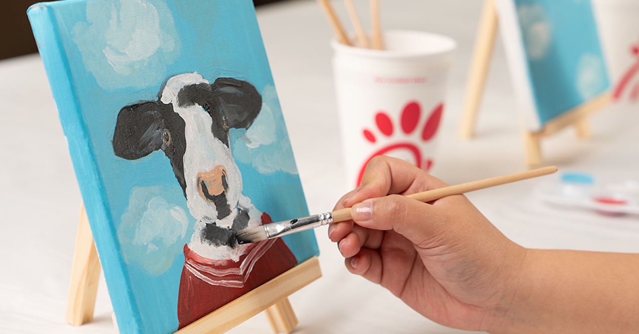 Spots and Sips Craft | Chick-fil-A Cows | Chick-fil-A