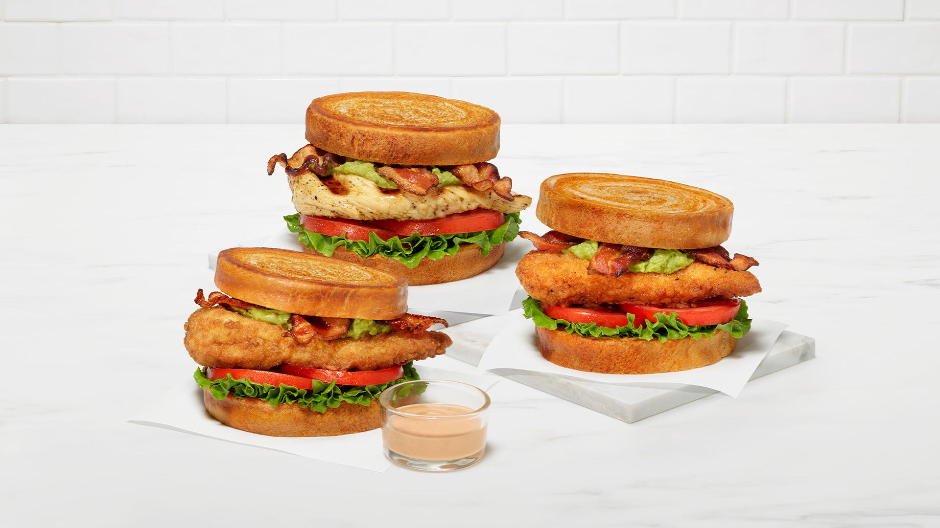When and where is the Avocado Sriracha BLT Sandwich available? | Chick ...